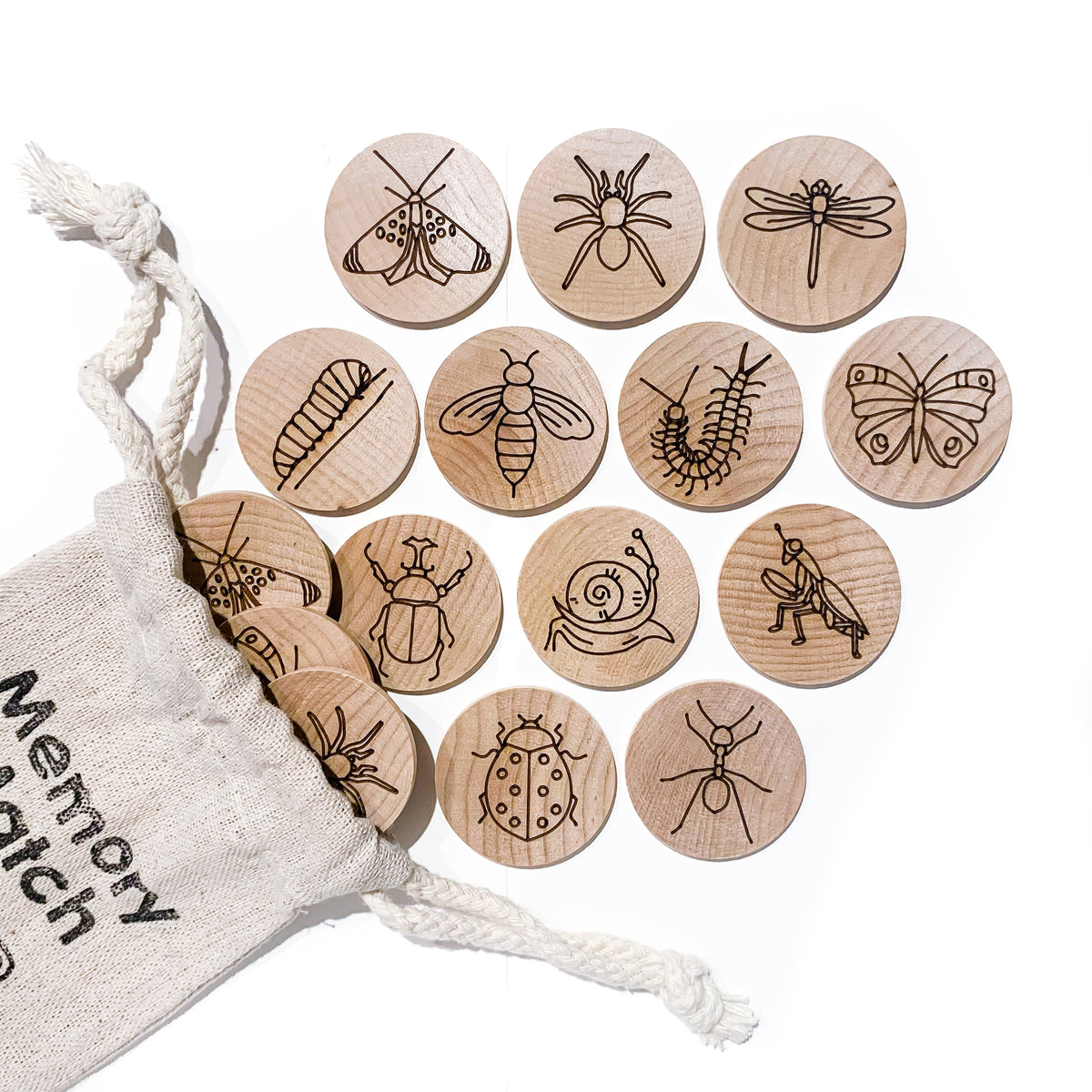 Insect Memory Matching Game – Tree Fort Toys