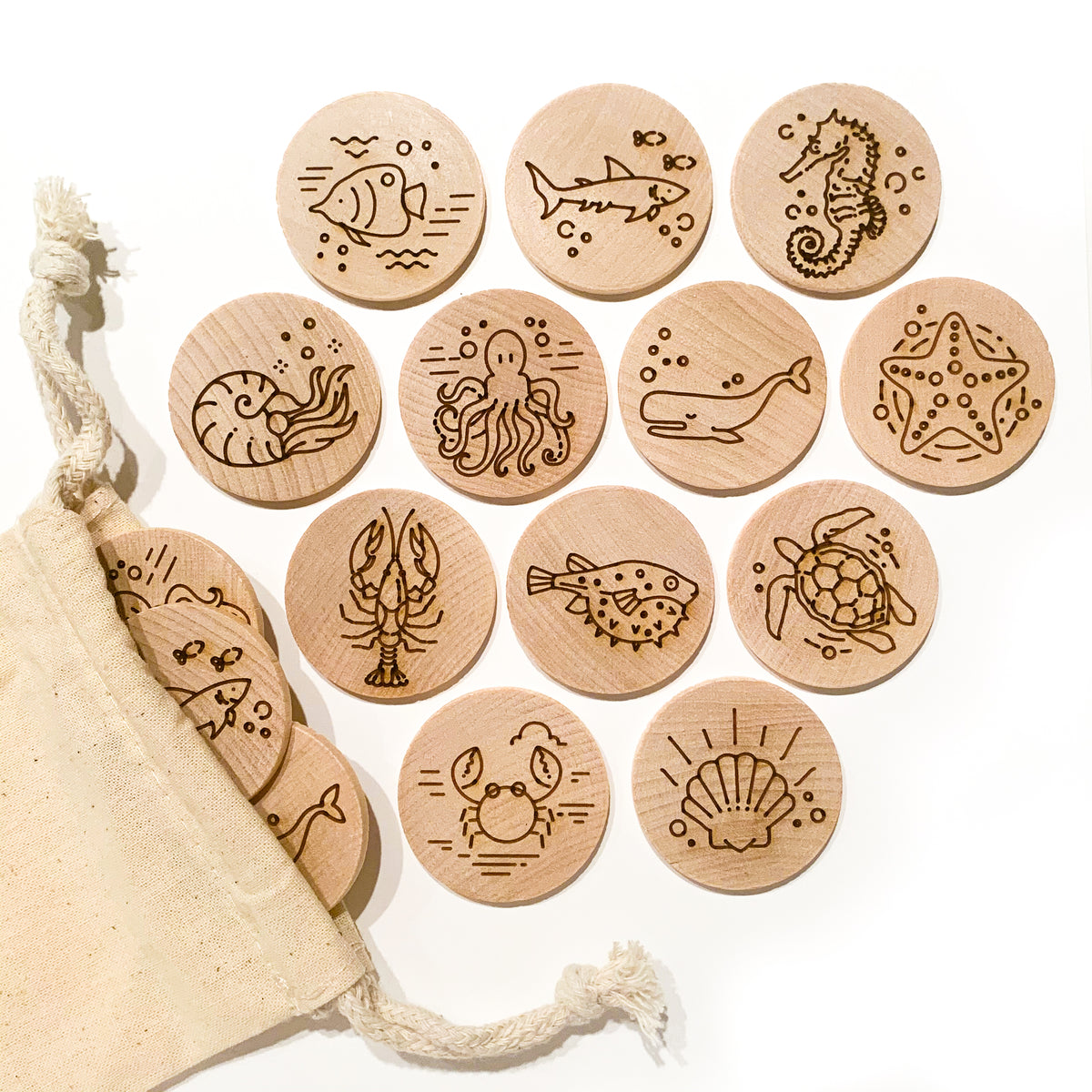 Ocean Memory Matching Game – Tree Fort Toys
