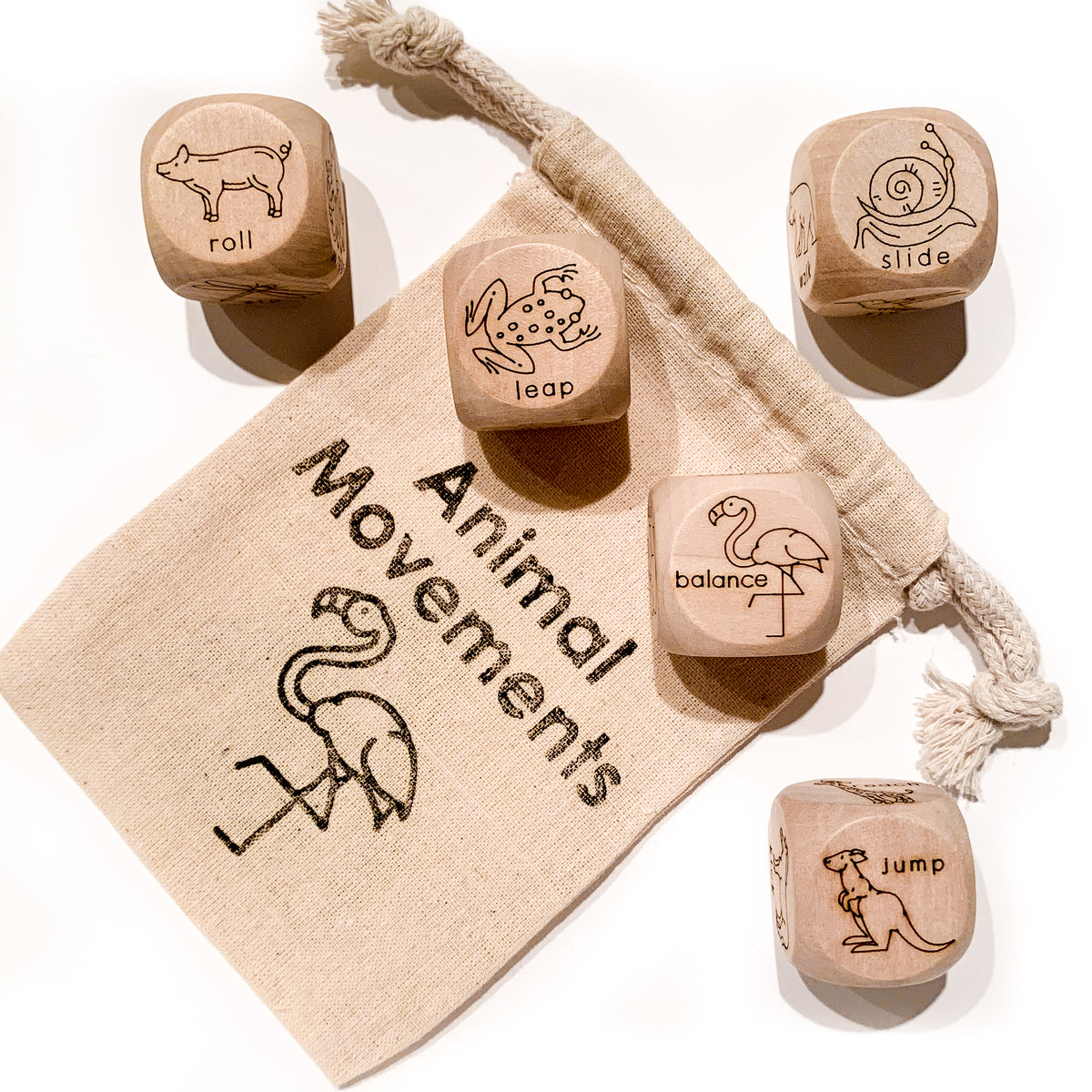 Animal Movement Dice – Tree Fort Toys